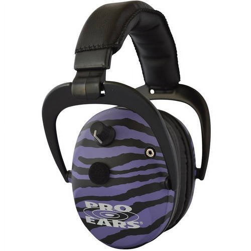Pro-Ears Predator Gold Electronic Earmuff NRR-26 PurpleZebra - Walmart.com