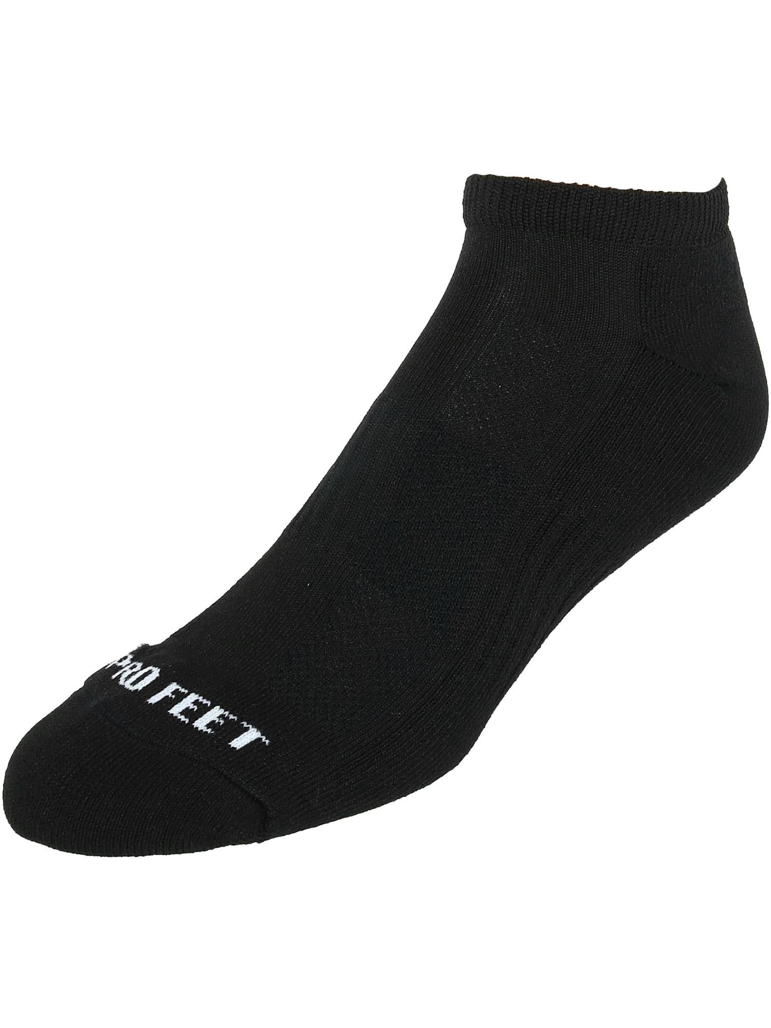 Pro Feet Men's Low Cut Socks, Cushioned, Ventilation Mesh, Fits Shoe ...