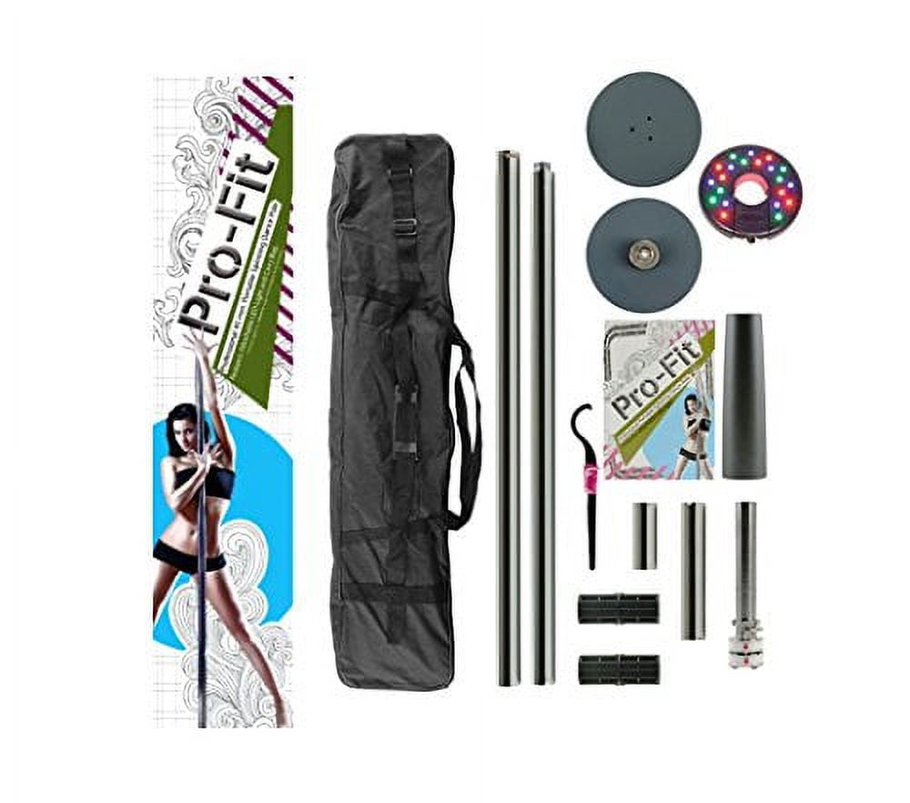 Pro-Fit 45mm Professional Portable Spinning Dance Pole with attachable ...