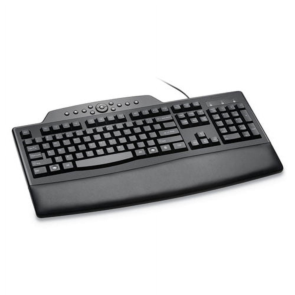 Pro Fit Comfort Keyboard, Internet/media Keys, Wired, Black | Bundle of ...