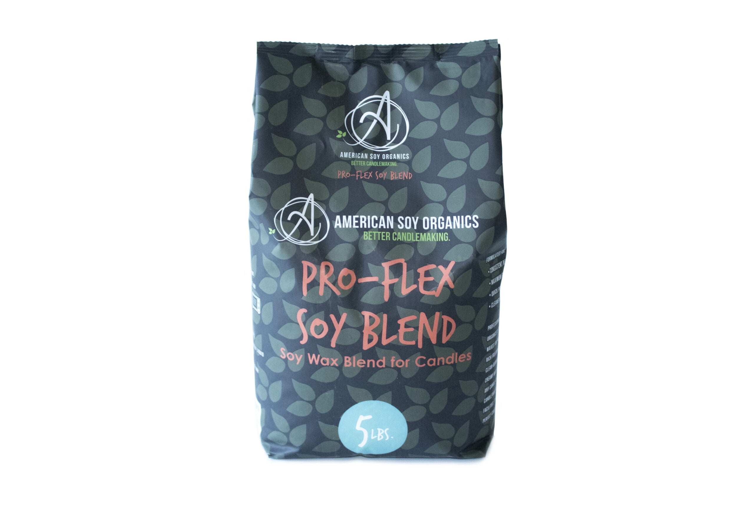 American Soy Pro-Flex Wax Beads, 5 lb Bag, Soy Blend for Candle Making ...