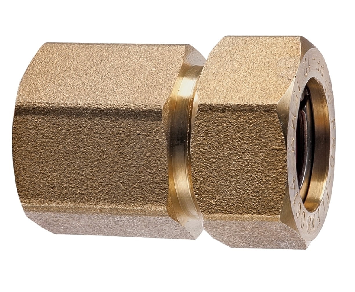 Pro-Flex PFFN-1212C Tube to Pipe Fitting, 1/2 Inch, Brass - Walmart.com