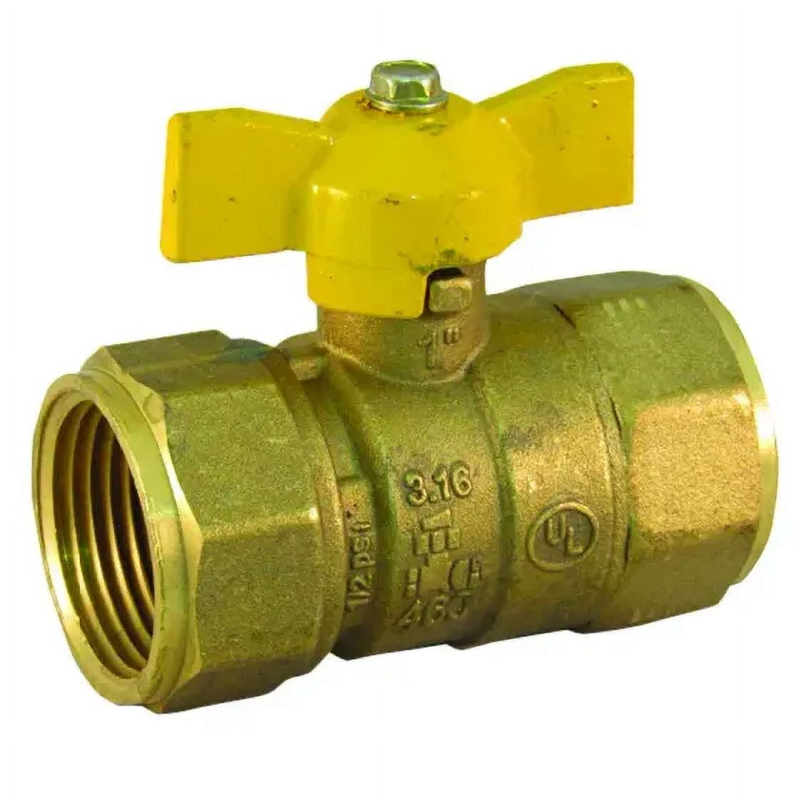 Pro Flex PFGV-F01TC Pfgv-F01tp Gas Valve, 1 in Connection, Fip, Each ...