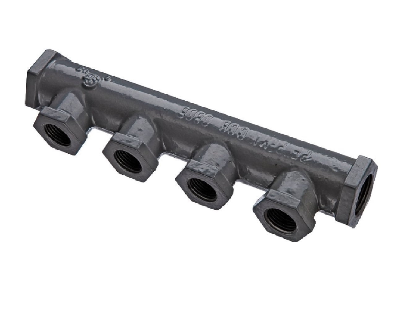 Pro-Flex PFMN-CCB 4-Port Pipe Manifold 3/4 X 1/2 in NPT Female Metal ...