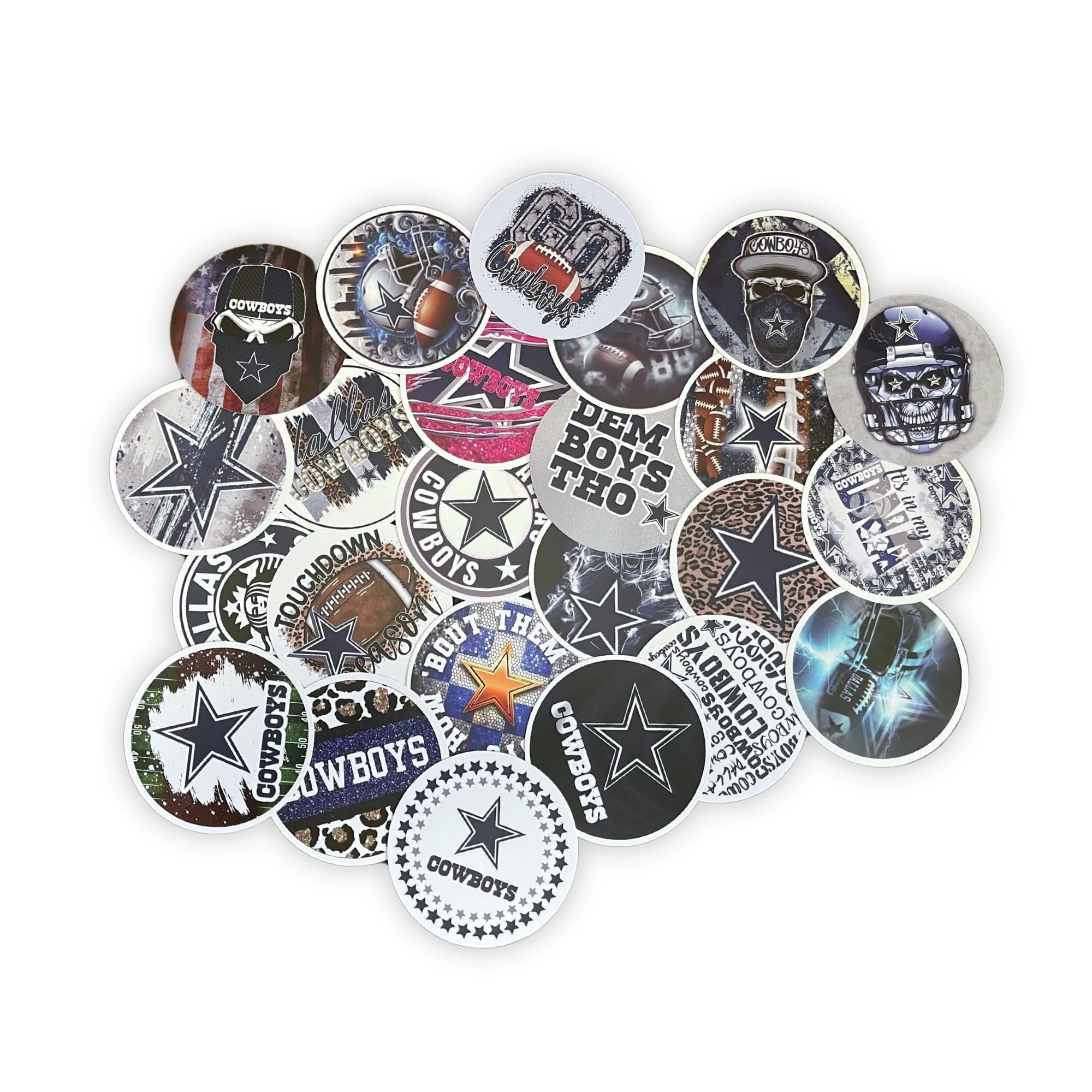 Pro Football Sports Teams Texas Freshie Cardstock Cutouts 24pk 3 Rounds ...