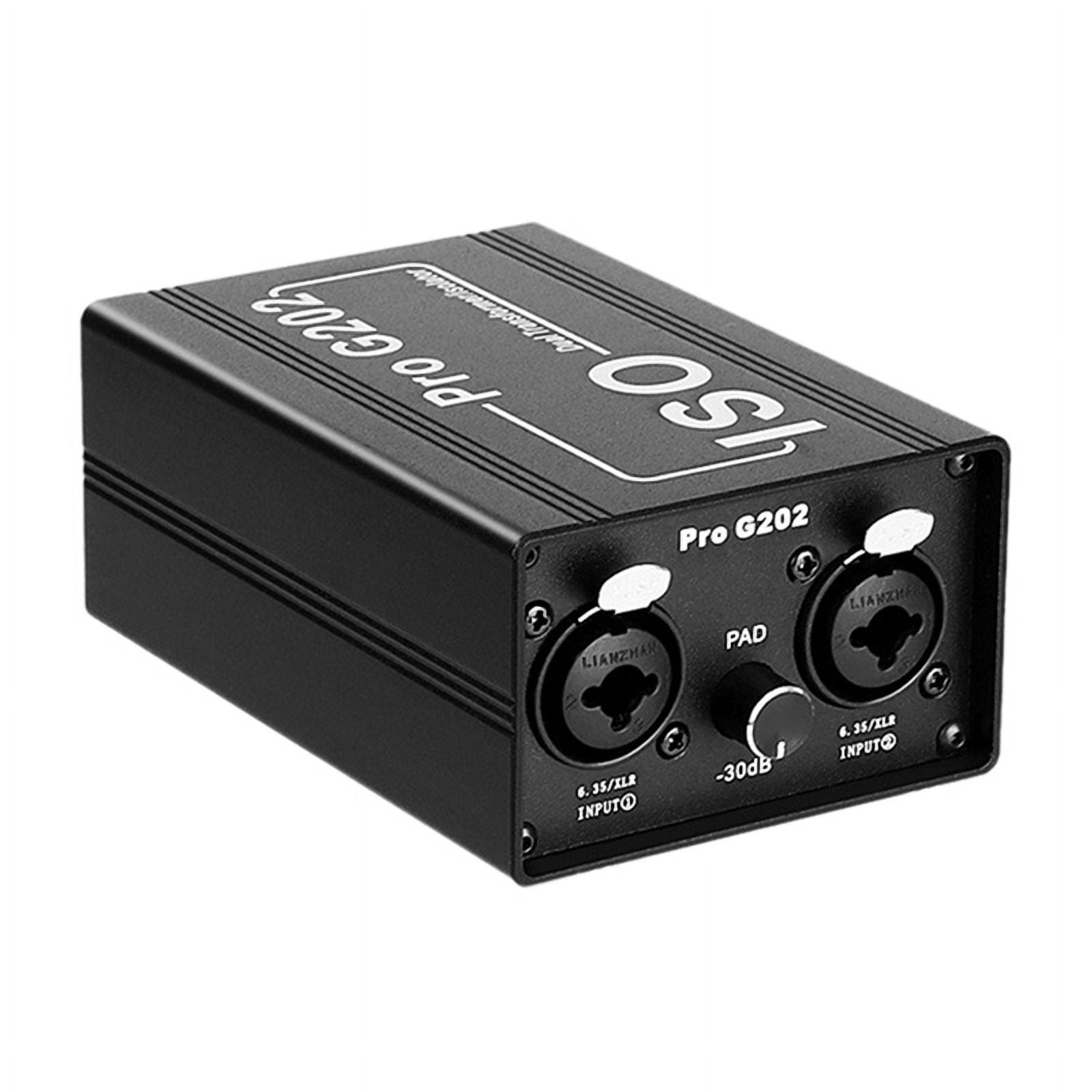Pro G202 Audio Isolator Dual-Channel 6.5 XLR Audio Isolator Current ...