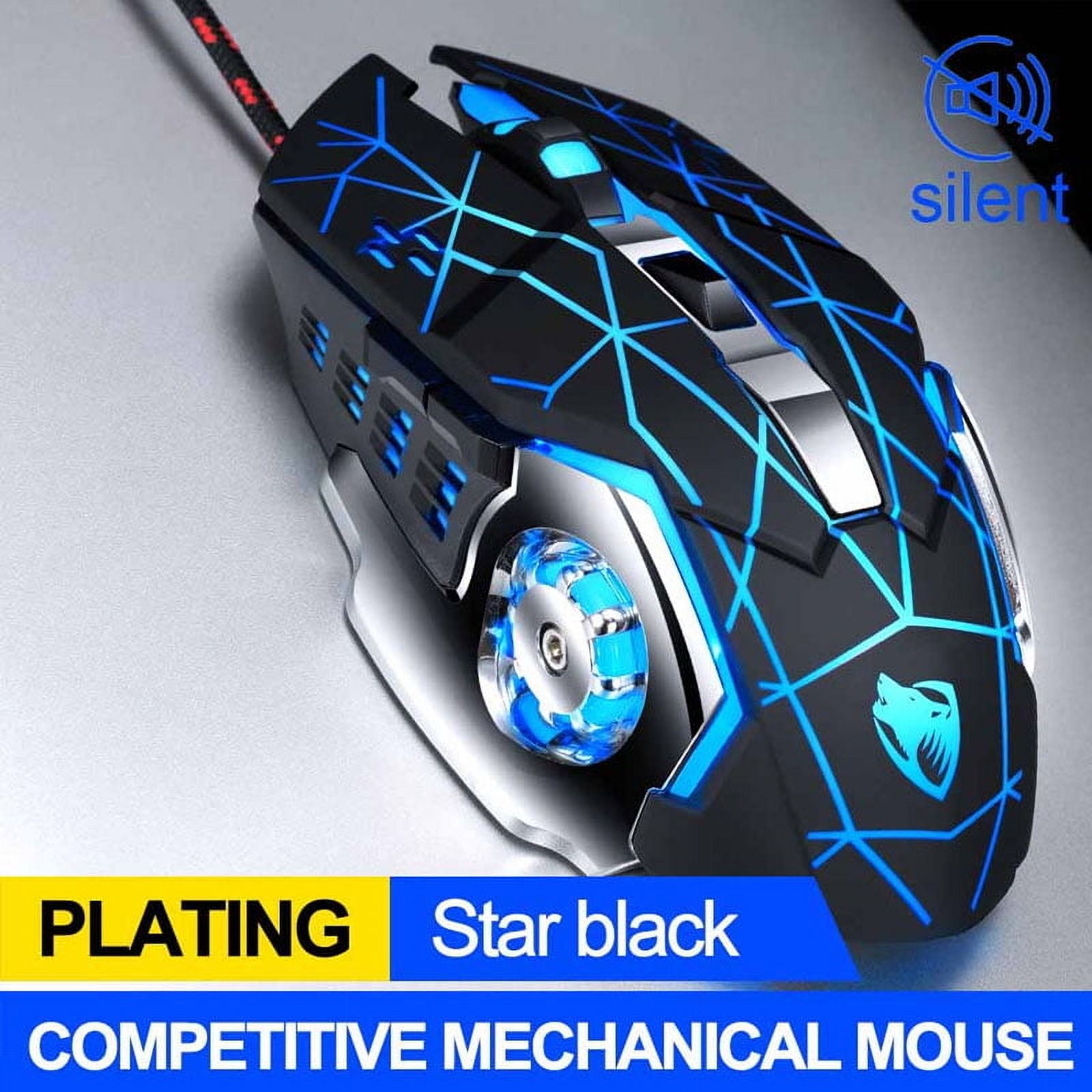 Pro Gamer Gaming Mouse 8D 3200DPI Adjustable Wired Optical LED Computer ...