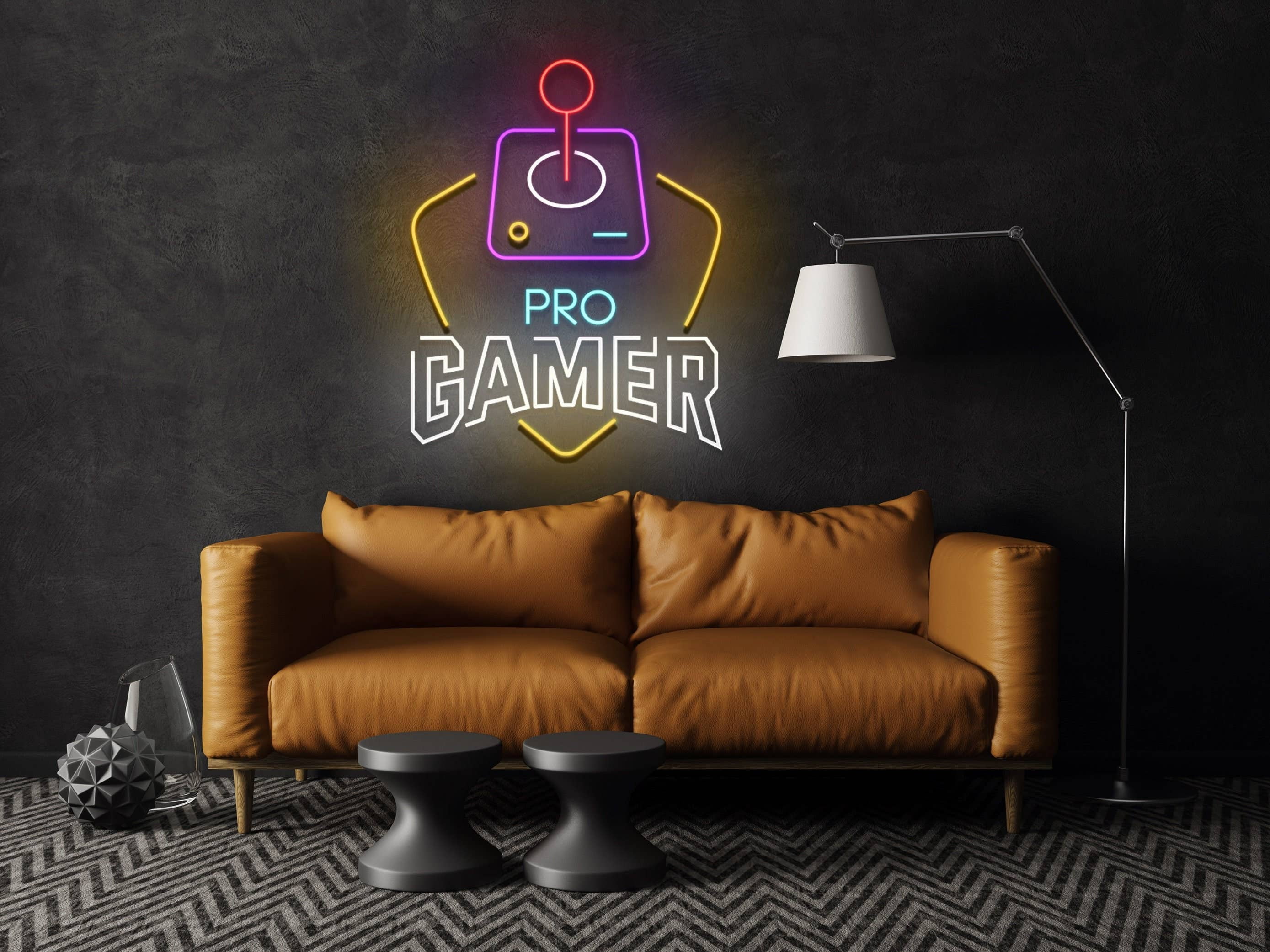 Pro Gamer Neon Sign, Boy Room/Game Store Wall Decor - Walmart.com