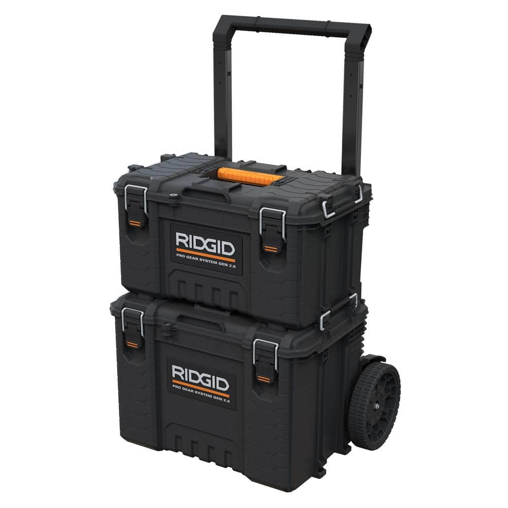 Pro Gear System Gen 2.0 Stackable Rolling Tool Box and 22 in. Heavy ...