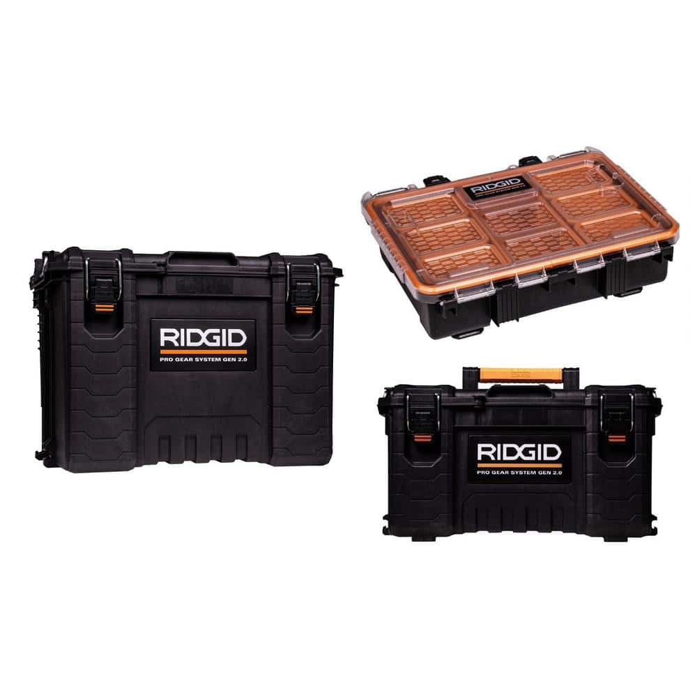 Pro Gear System Gen 2.0 Stackable XL Tool box, Durable Power Tool Case ...