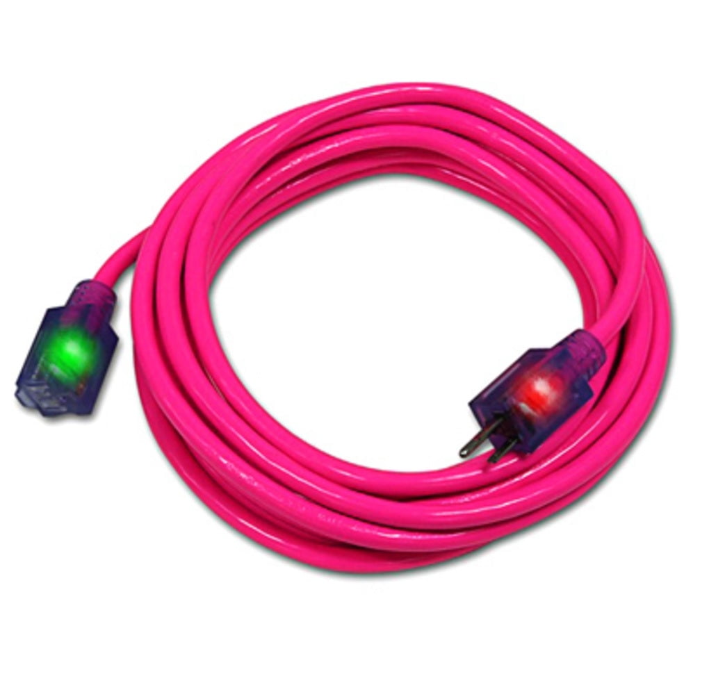 Pro Glo D17335050 Extension Cord, Pink, Each - Walmart.com