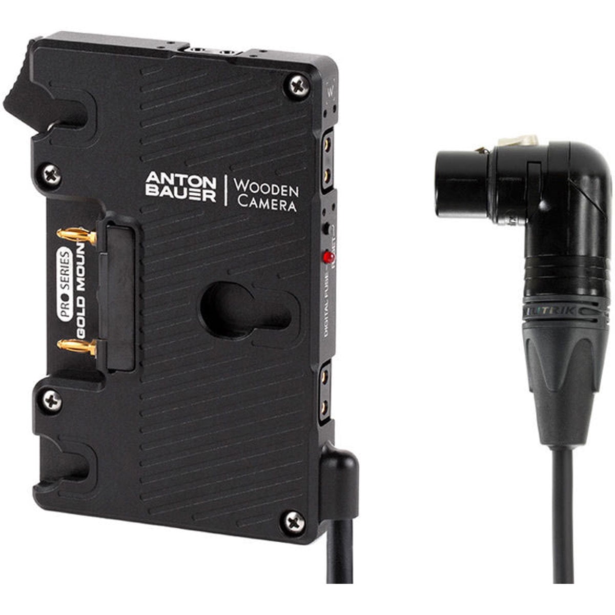 Wooden Camera Wooden Camera Pro Gold Mount Plate with 4-Pin Right-Angle ...