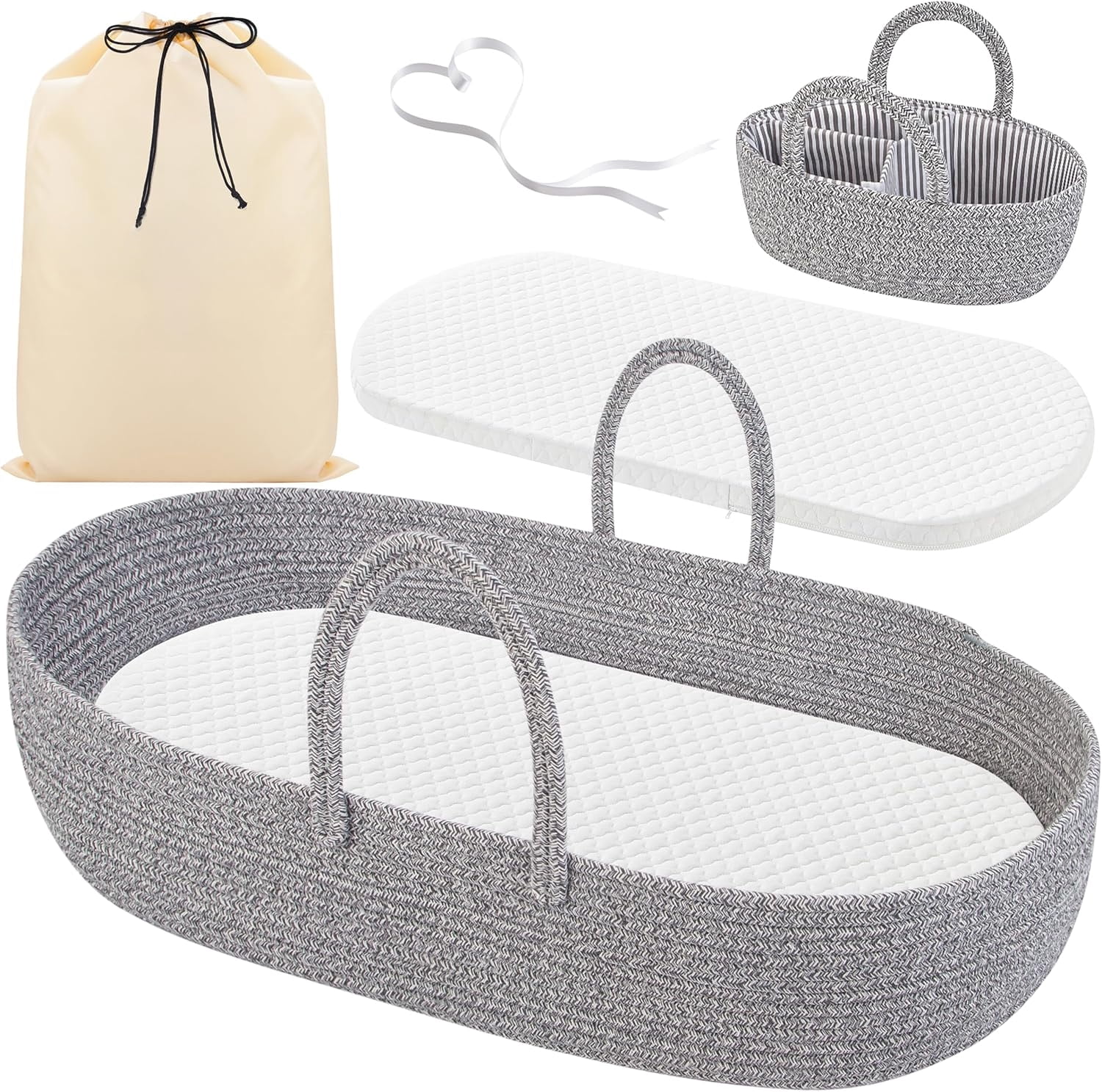 Pro Goleem Baby Diaper Changing Basket, Portable Easy to Clean Moses ...