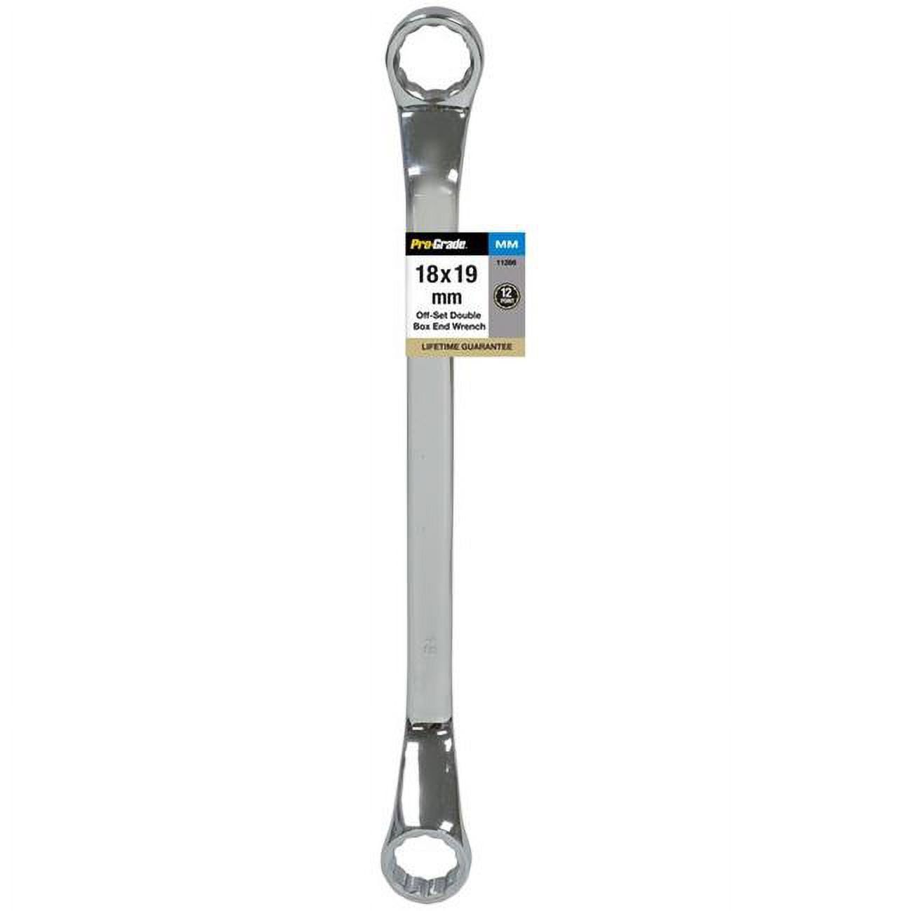 Pro-Grade 11266 18 x 19 mm Offset Double Box End Wrench - Walmart.com