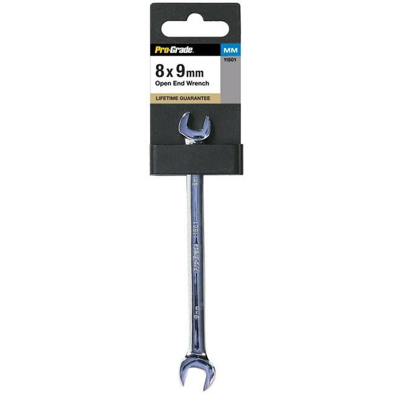 Pro-Grade 11501 8 x 9 mm Open End Wrench - Walmart.com
