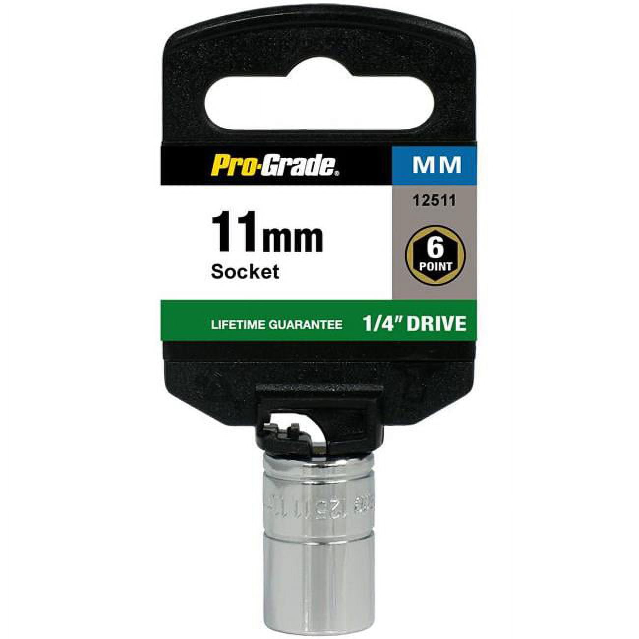 Pro-Grade 1/4in Drive 10mm Socket – Chrome Vanadium, Rust Resistant ...