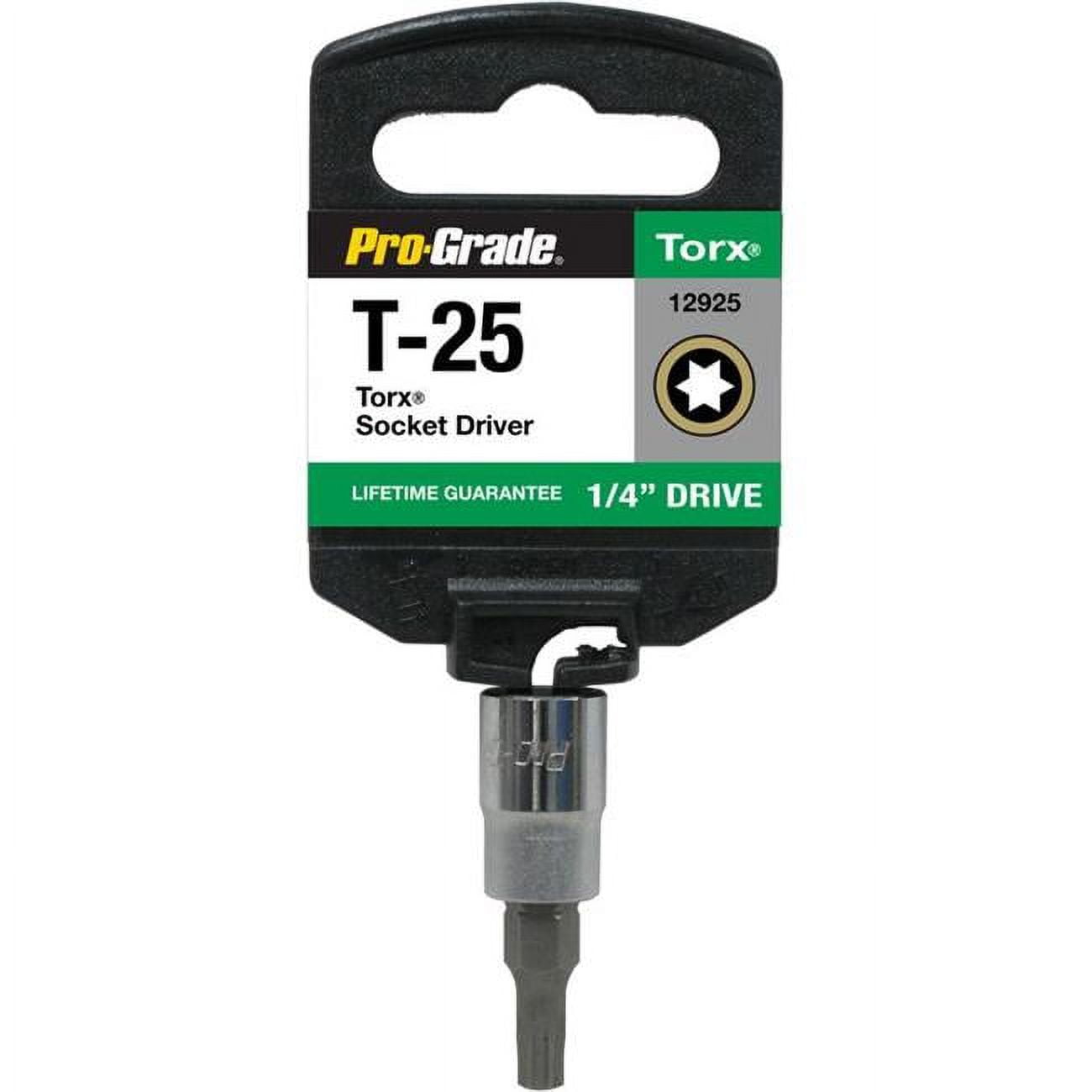 Pro-Grade 12925 0.25 in. Drive x T25 Internal Torx Socket - Walmart.com
