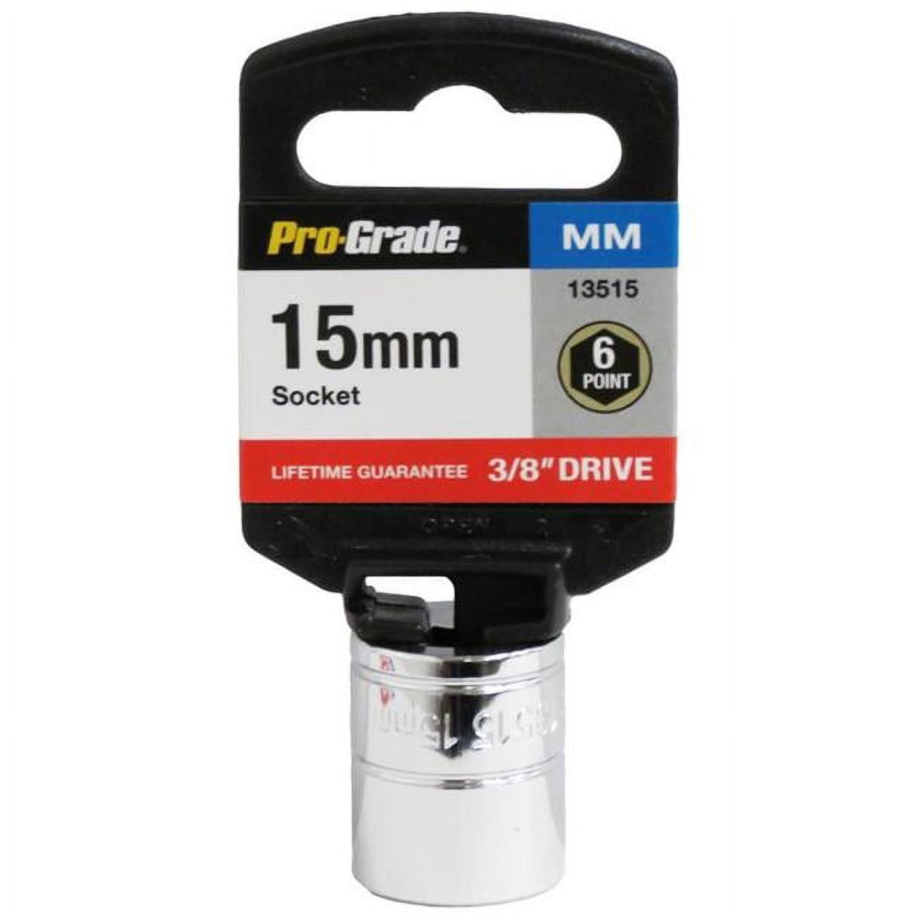 Pro-Grade 3/8in Drive 6 Pt. 14mm Socket – Chrome Vanadium, Chamfered ...