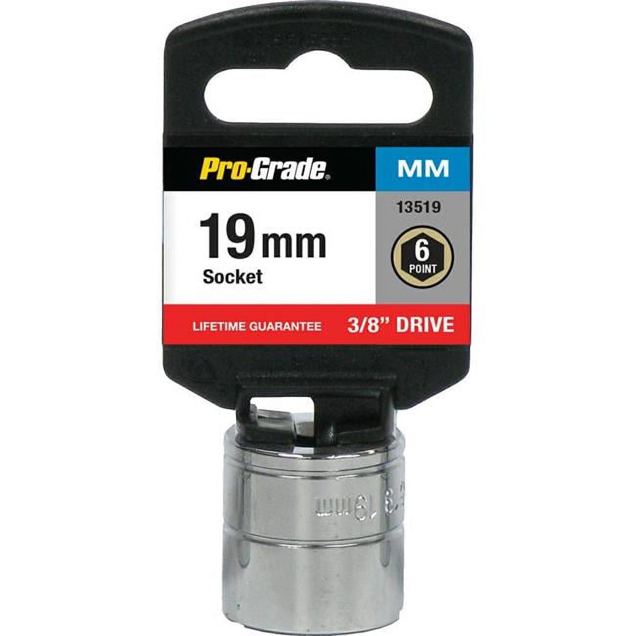 Pro-Grade 3/8in Drive 6 Pt. 18mm Socket – Chrome Vanadium, Chamfered ...