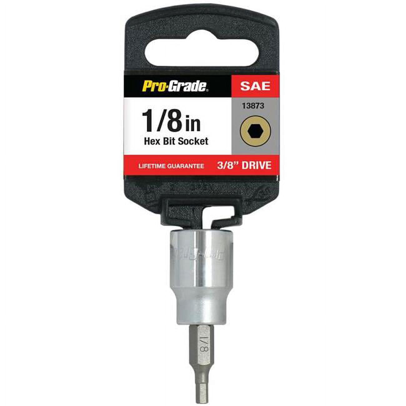 Pro-Grade 3/8in Drive 1/4in Slotted Bit Socket – Chamfered Edge, Rust ...