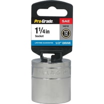 pro-grade 14304 1/2-inch drive with 12 point deep 11/16-inch socket ...