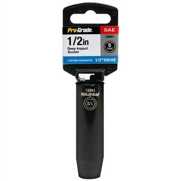 Pro-Grade 14616 0.5 in. Drive x 16 mm 6 Point Impact Socket - Walmart.com