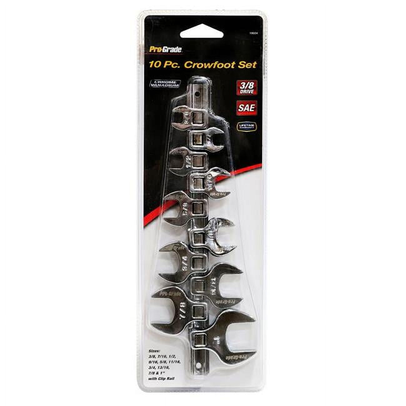 Pro-Grade 19024 Crowsfoot Set - 10 Piece - Walmart.com