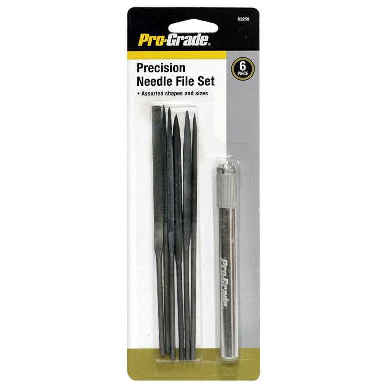 Pro-Grade 63259 Precision Needle File Set - 6 Piece - Walmart.com