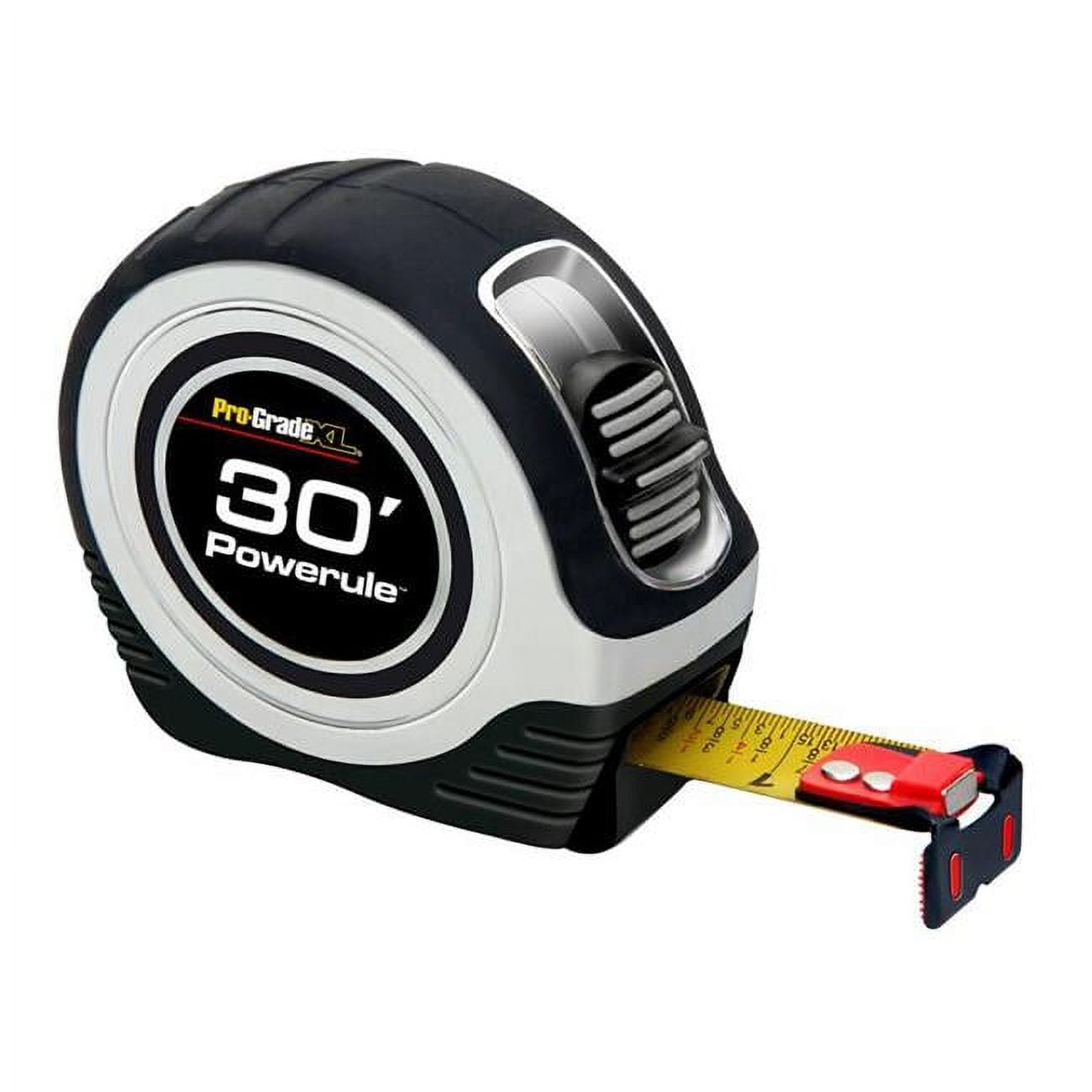Pro-Grade 82822 30 ft. x 1 in. Powerule Tape Measure with Rubber Grip ...