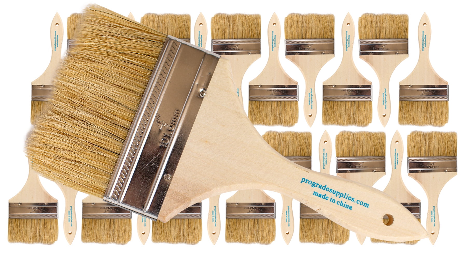 Pro Grade 4 inch Chip Brush, Professional Paint Brushes, 24 Pack ...