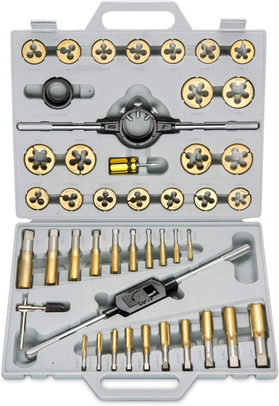 Pro-Grade Large-Diameter Titanium SAE Tap and Die Set, High-Quality ...