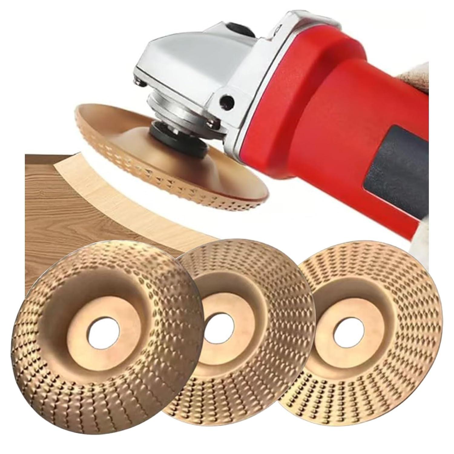 Pro-Grade Wood Cutting Discs [3 PCS], 3-in-1 Wood Carving Disc Set ...