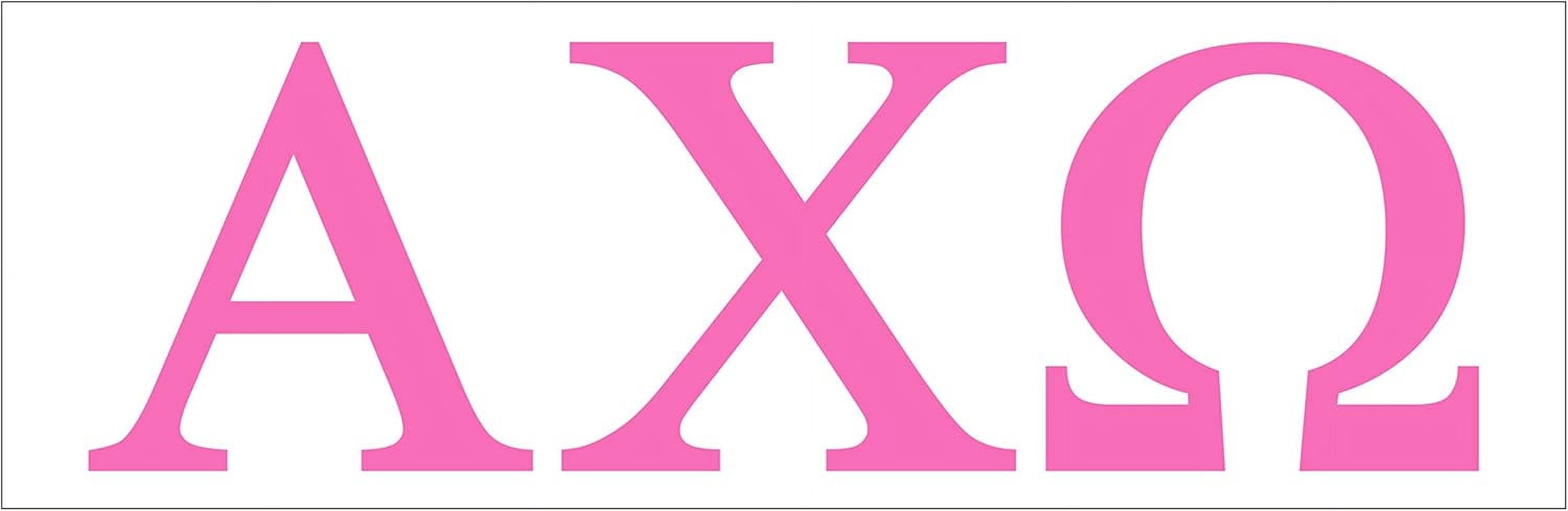 Pro-Graphx Alpha Chi Omega Greek Sorority Sticker Decal, 2.5 Inches ...