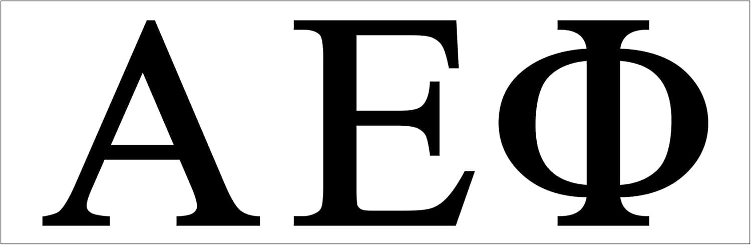Pro-Graphx Alpha Epsilon Phi Greek Sorority Sticker Decal, 2.5 Inches ...