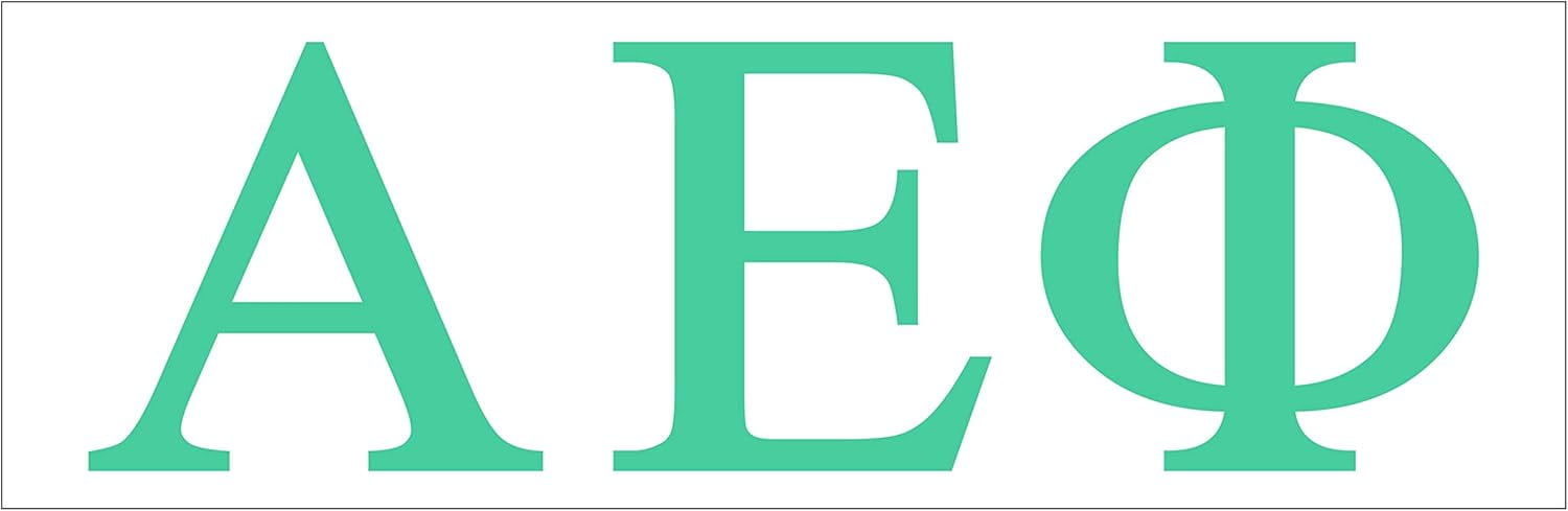 Pro-Graphx Alpha Epsilon Phi Greek Sorority Sticker Decal, 2.5 Inches ...