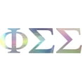 Pro-Graphx Phi Sigma Sigma Greek Sorority Sticker Decal, 2.5 Inches ...
