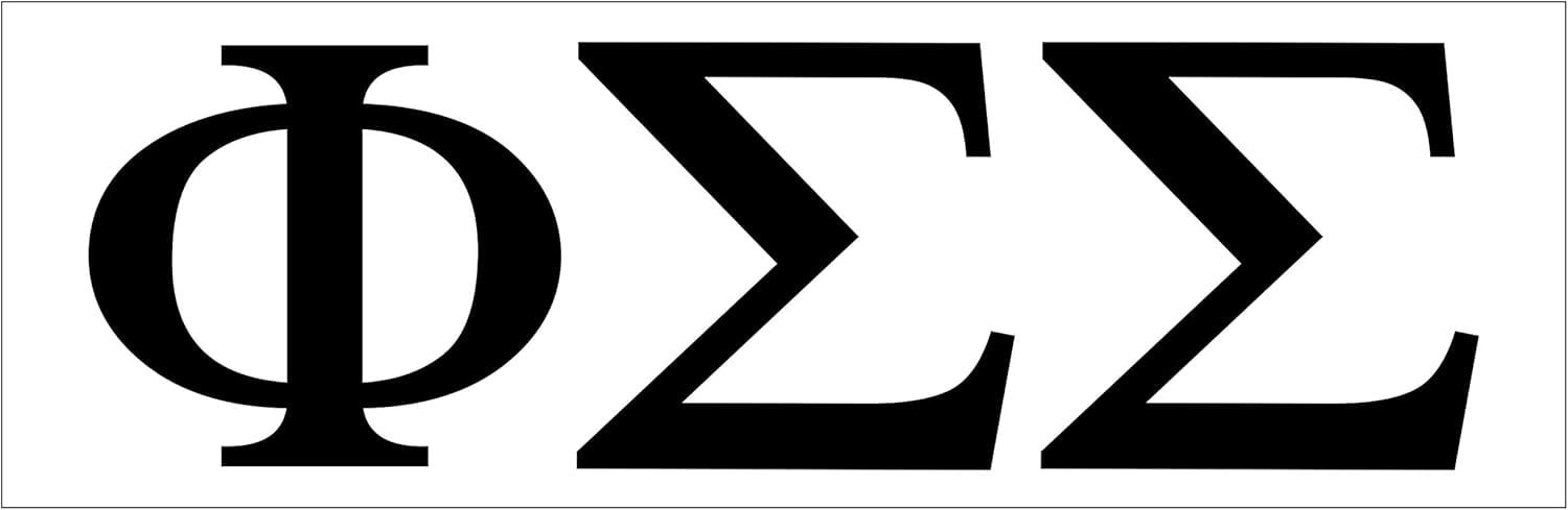 Pro-Graphx Phi Sigma Sigma Greek Sorority Sticker Decal, 2.5 Inches ...
