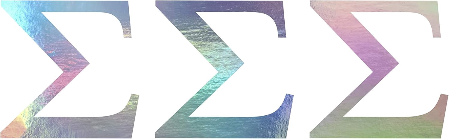 Pro-Graphx Sigma Sigma Sigma Greek Sorority Sticker Decal, 2.5 Inches ...
