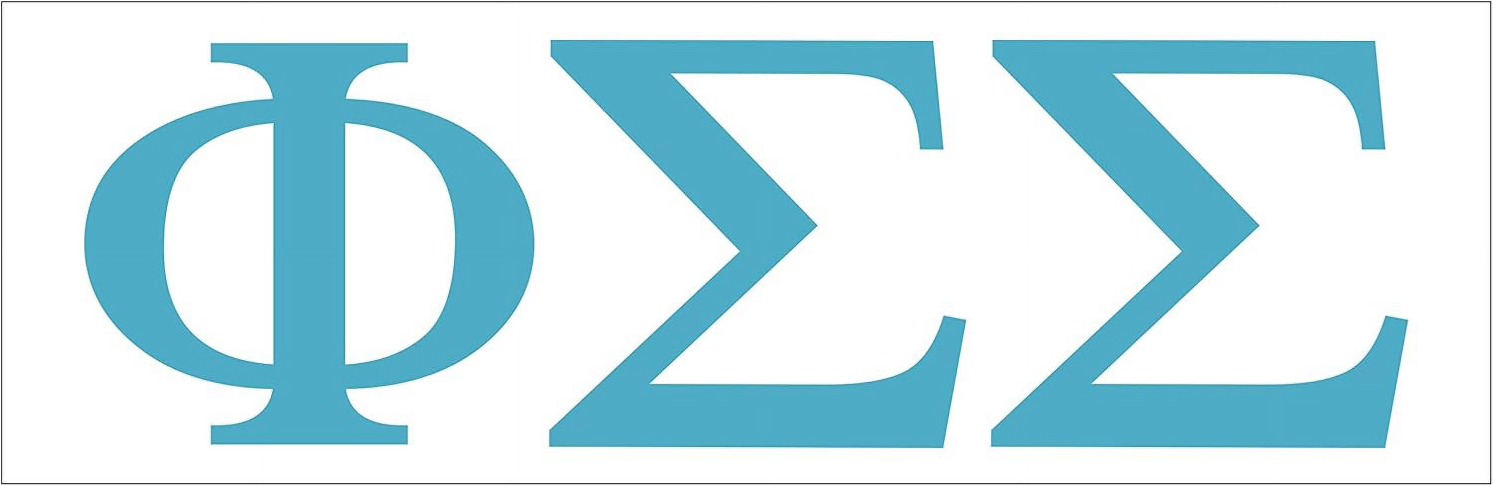 Pro-Graphx Phi Sigma Sigma Greek Sorority Sticker Decal, 2.5 Inches ...