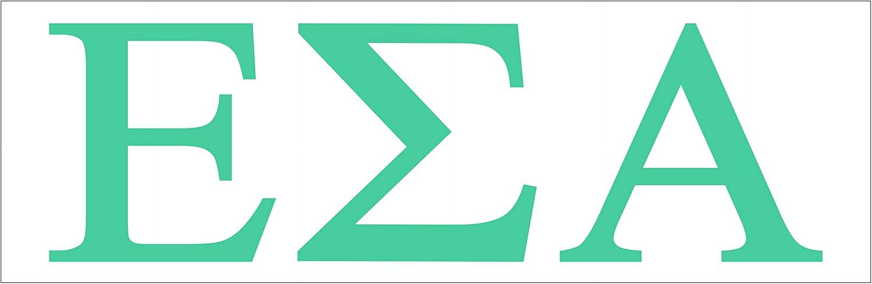 Pro-Graphx Epsilon Sigma Alpha Greek Sorority Sticker Decal, 2.5 Inches ...