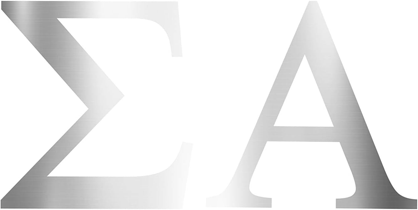 Pro-Graphx Sigma Alpha Greek Sorority Sticker Decal, 2.5 Inches Tall ...