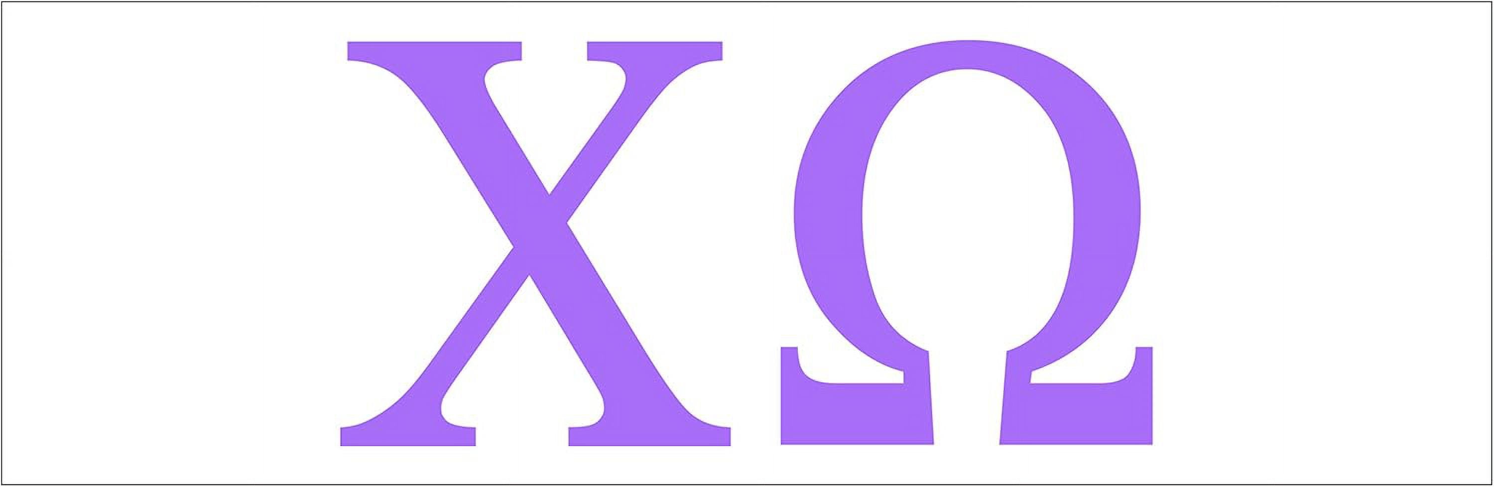Pro-Graphx Chi Omega Greek Sorority Sticker Decal, 2.5 Inches Tall ...