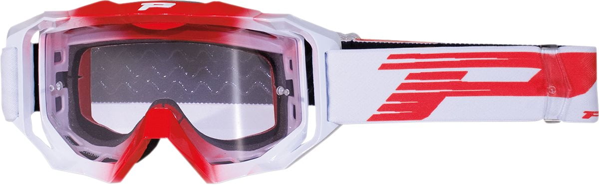 Pro Grip 3200 MX Venom Goggles (OSFM, Red / Clear Light Sensitive Lens ...