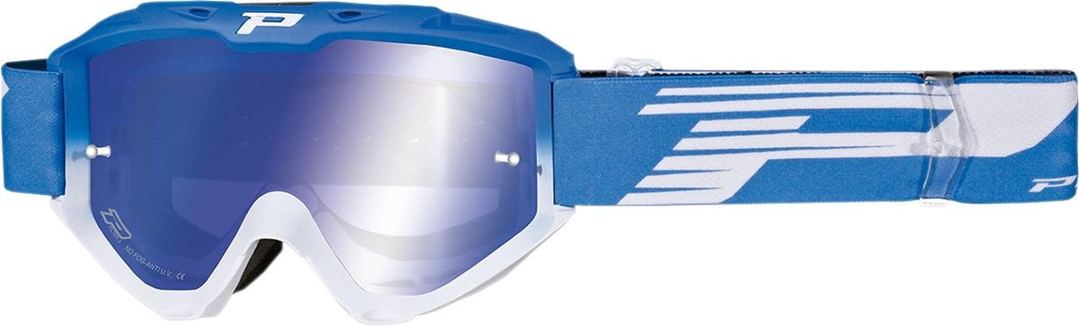 Pro Grip 3450 Riot Goggles (One Size Fits All, Light Blue/White ...