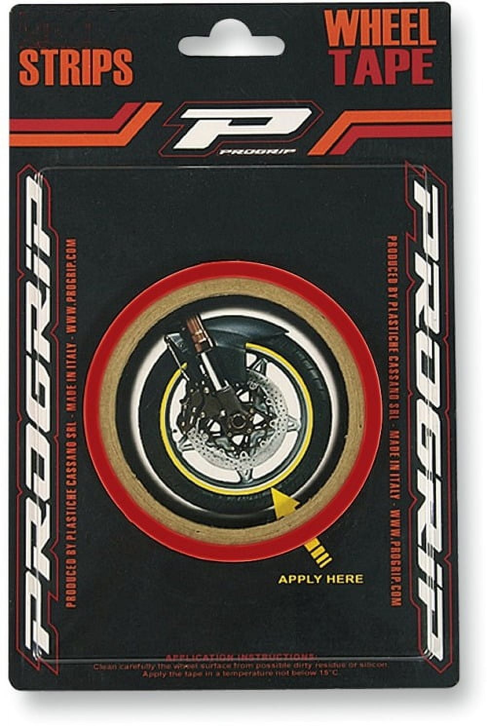 Pro Grip Red Motorcycle Wheel/Rim Detailing Trim Tape (PZ5025APRO ...