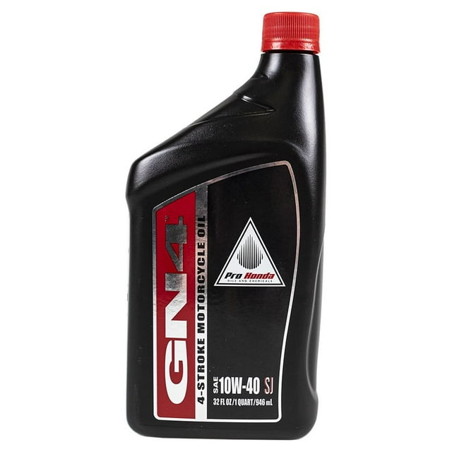 Pro Honda GN4 10W-40 4-Stroke, ATV Engine Cycle Motor Oil, 32 oz ...