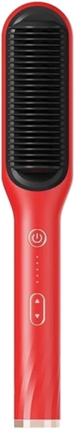 Pro Ionic 2-in-1 Straightening & Curling Brush | 10s Fast Heat-Up ...