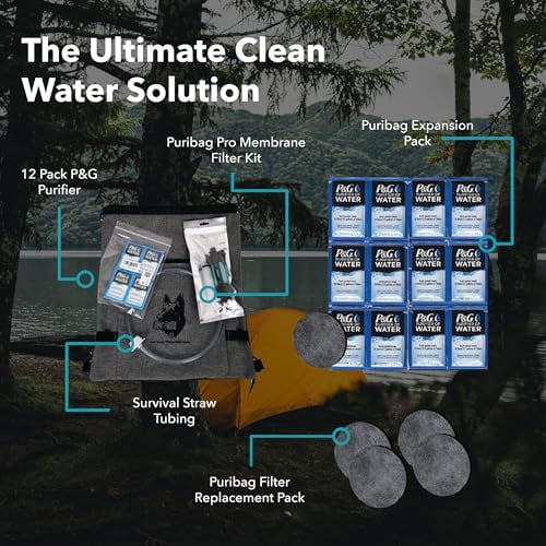 Pro Kit Gravity Water Filter - Portable 4-in-1 Backpacking, Camping ...