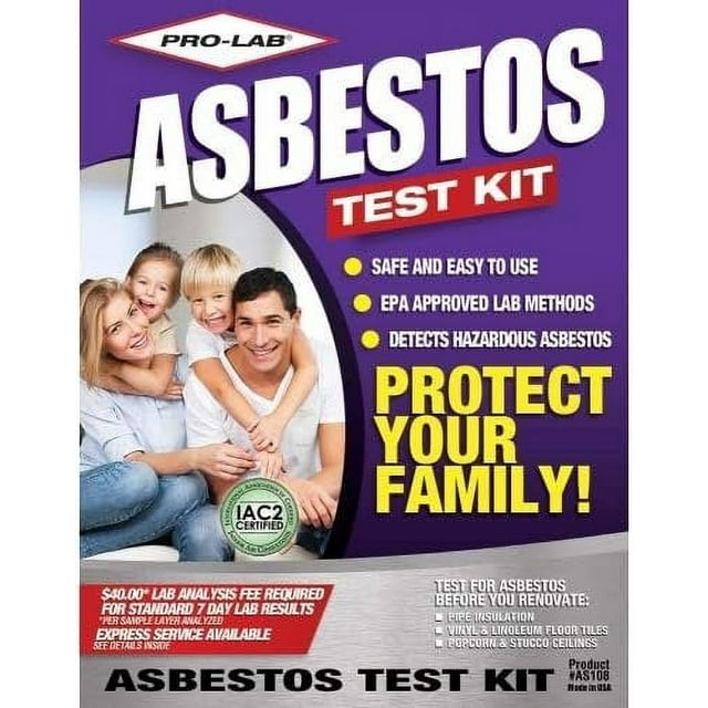 Pro Lab AS108 Asbestos Do It Yourself Test Kit - Walmart.com