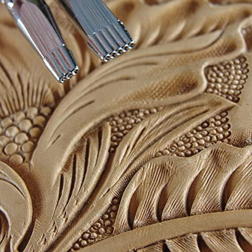 Pro Leather Carvers A101 Bar Grounder Stamps, Set of 2, Japan Select ...